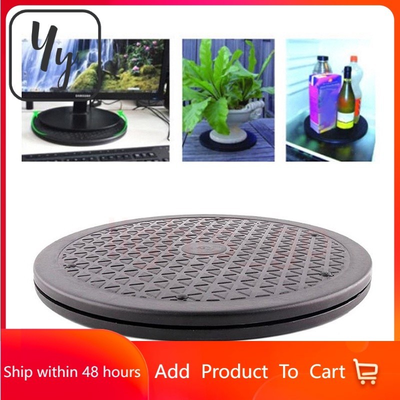 12" Rotating Turntable Lazy Susan 65lbs 360 Swivel Kitchen Turntable ...