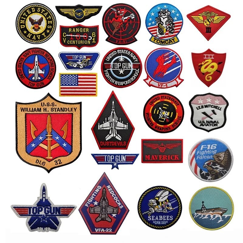 Top Flight Test MAVERICK Ranger Patch Vf-1 VX-31 Tomcat US Navy Fighter ...