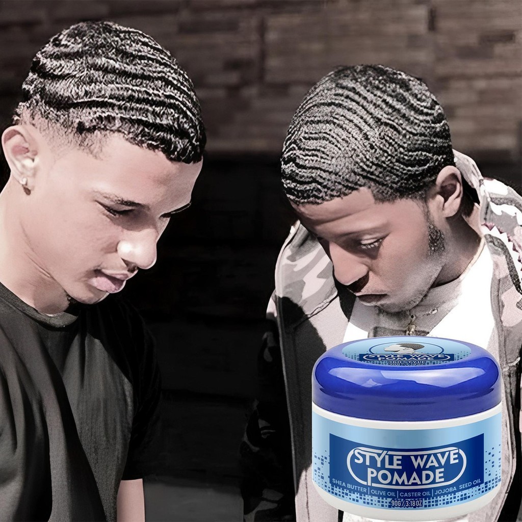 Wave Pomade for Men Strong Hold 90g Hair Pomade Wave Training Hair ...