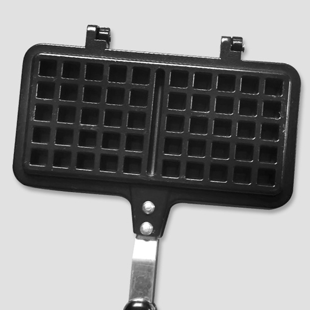 Rectangle Camping Waffle Maker Pan Non-Stick Waffle Maker Machine for ...
