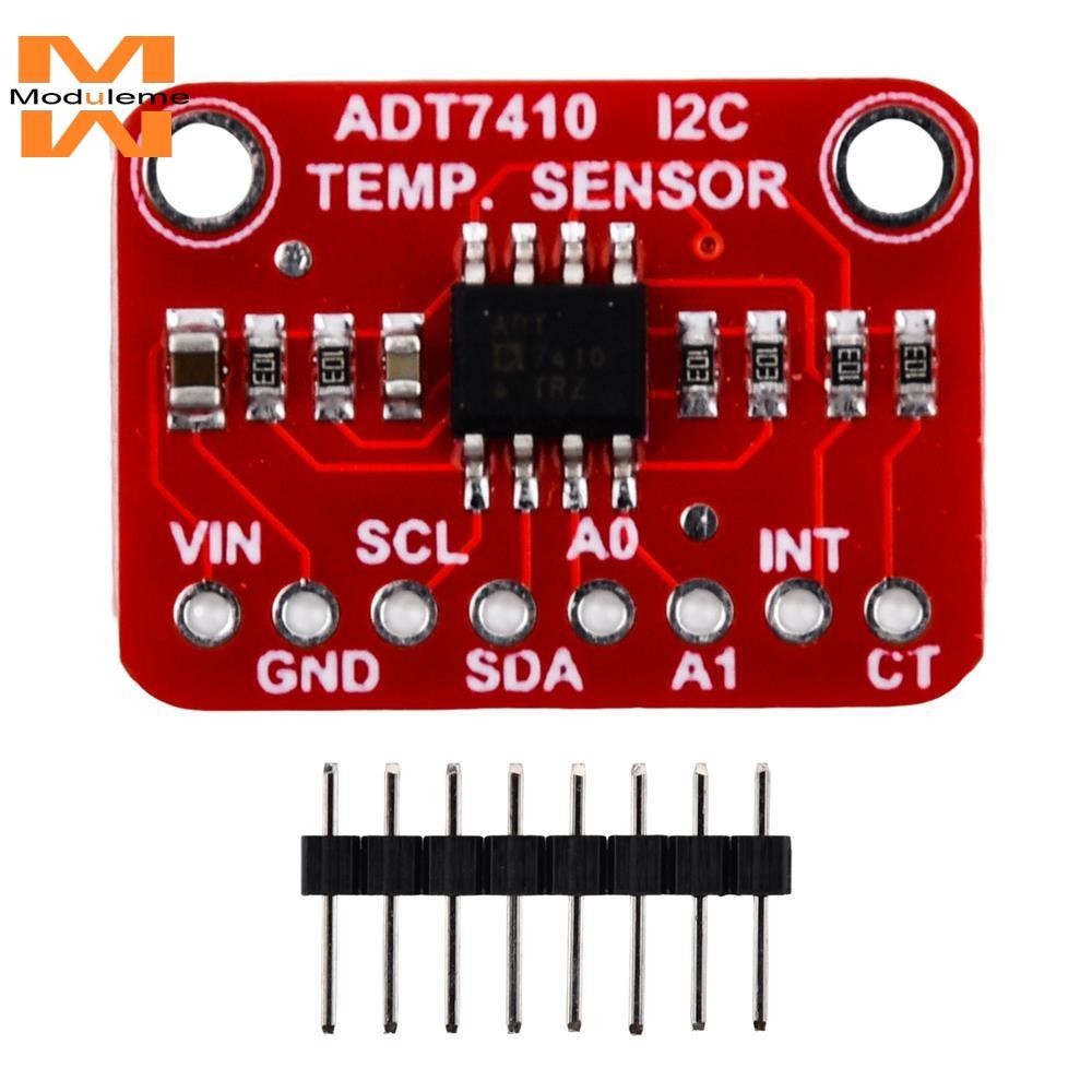 ADT7410 High Accuracy I2C Temperature Sensor Breakout Board High Speed ...