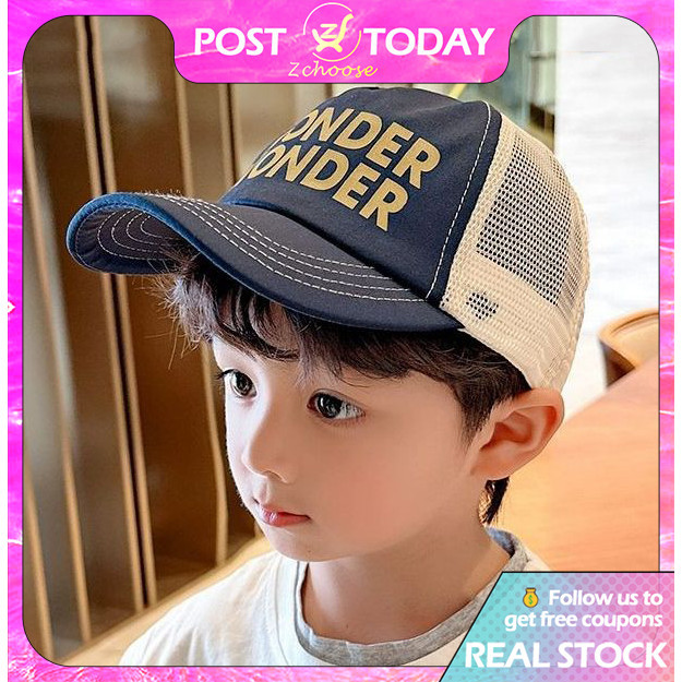 READY STOCK Kids Hats Wonder&Wonder Caps Baseball Cap Boy Girl Caps ...