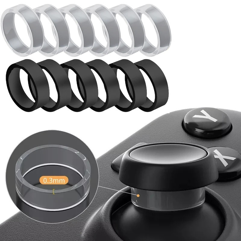 Game Joystick Silicone Protectors - Elastic Rocker Rings Cover - for ...