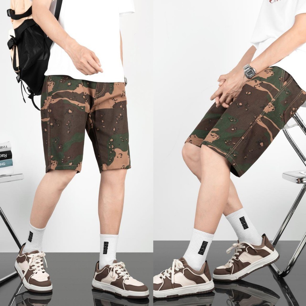 Myron Fashion Men's camouflage Short With Belt 3101 | Shopee Philippines