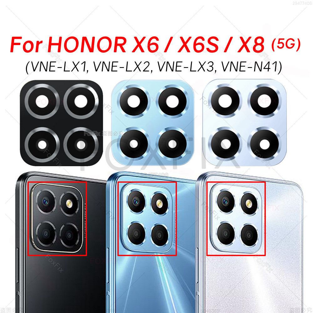 2pcs/lot Rear Back Camera Glass Lens Replacement For Huawei Honor X6 ...