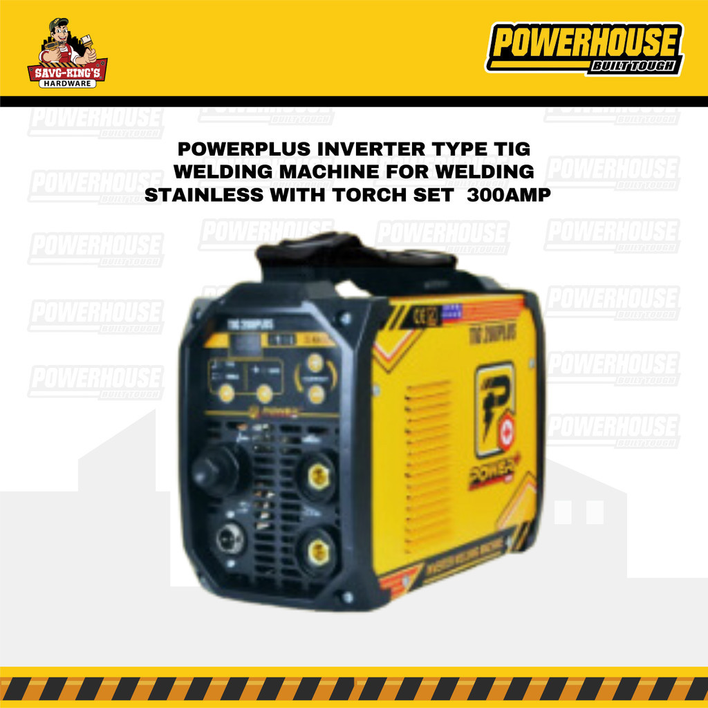 POWERPLUS INVERTER TYPE TIG WELDING MACHINE FOR WELDING STAINLESS WITH ...
