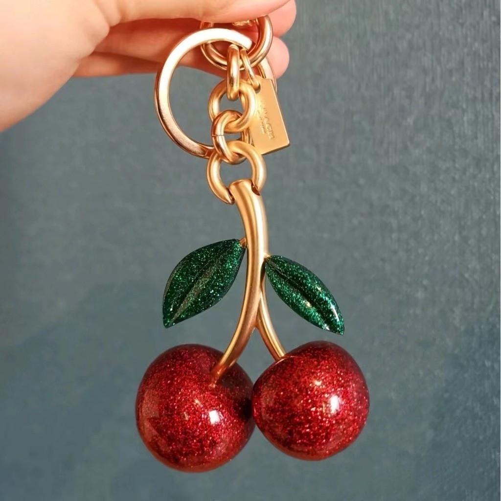 Cute cherry Keychain Signature Cherry Bag Charm 77840 | Shopee Philippines