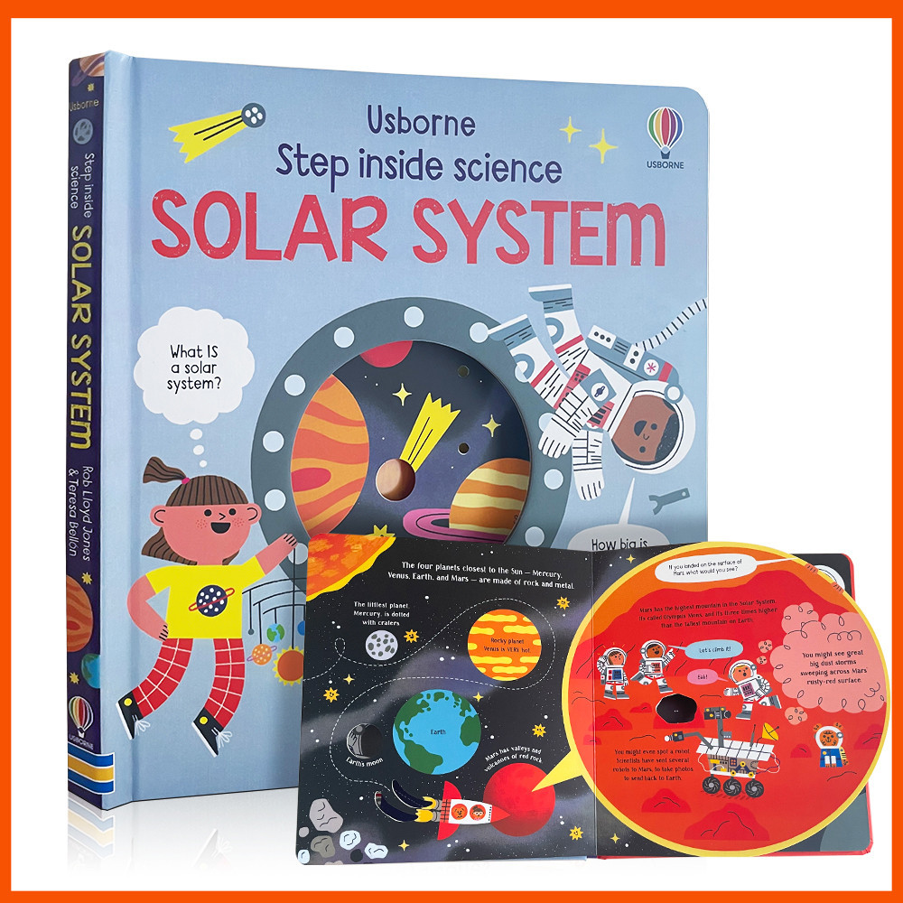 Usborne Step Inside Science Solar System 3D Flap Picture Book Popular ...