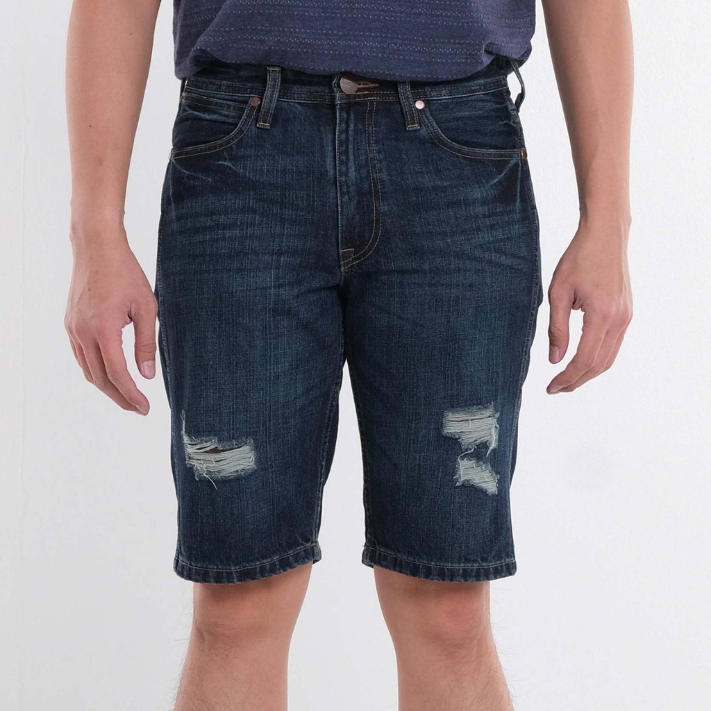 Wrangler Men's Colton Denim Short in Green fuzz | Shopee Philippines