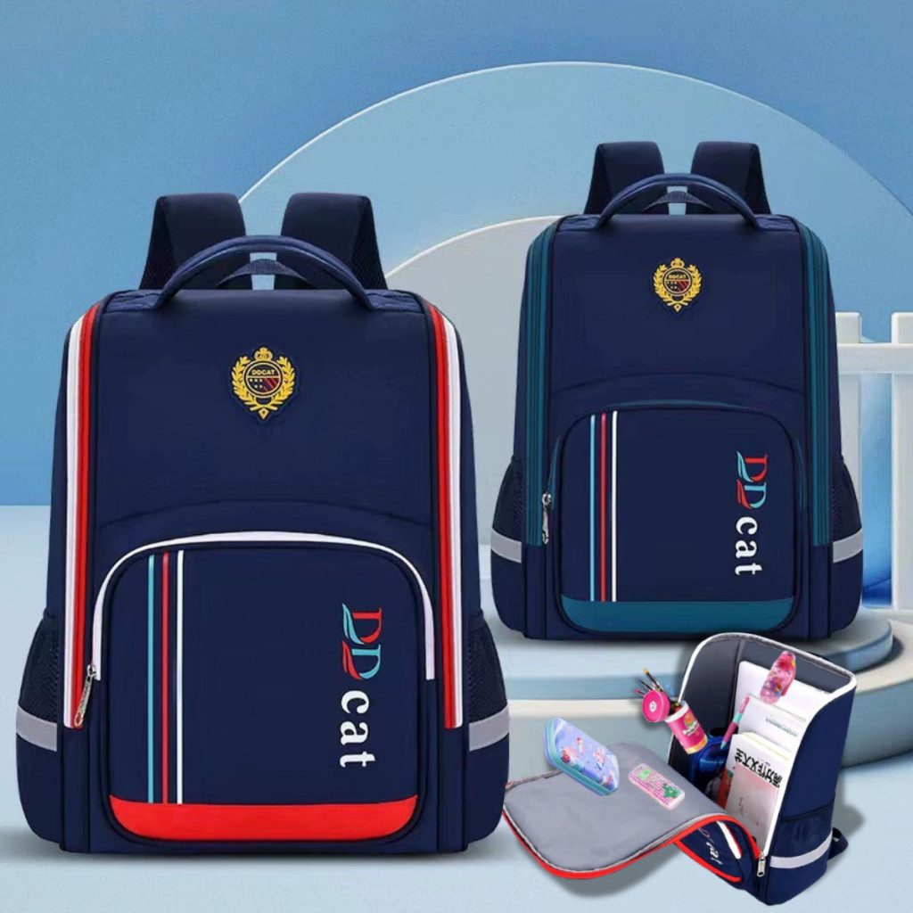 University Style School Bag for Kids Boys Minimalist Design Large ...