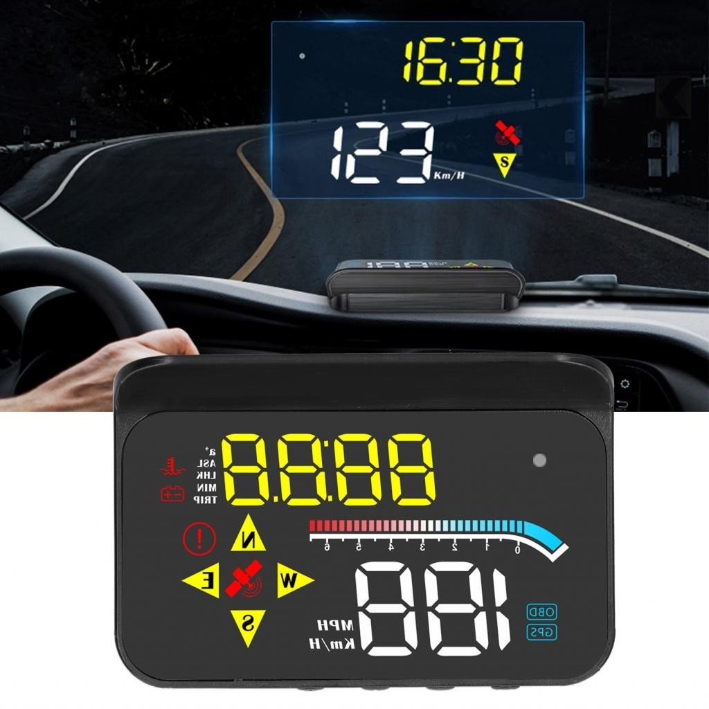 Hoomy Head Up Display Gps Voltage And Fuel Consumption Car Hud ...