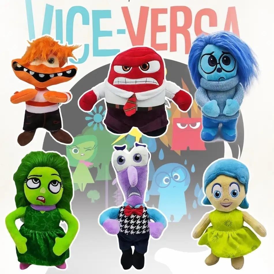 Inside Out 2 Plush Toys Talk It Out Anxiety Joy Sadness Kids Plushie ...