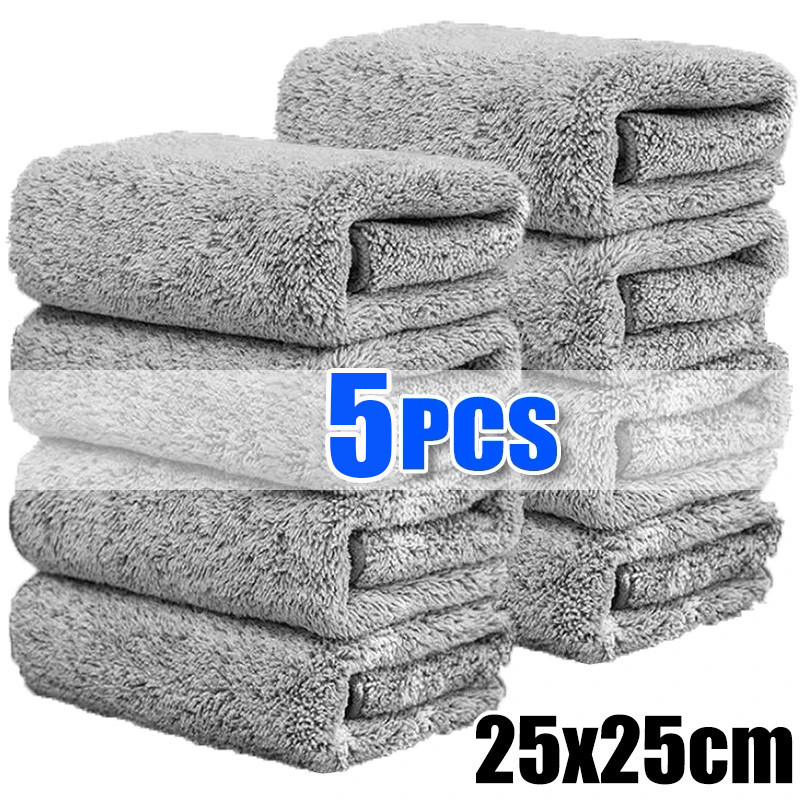 1/3/5Pcs Japanese Bamboo Charcoal Dishcloth/Absorbent Cleaning Rag ...