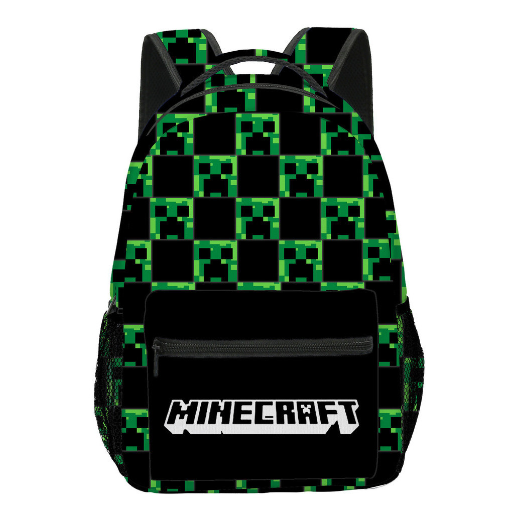 Minecraft School Backpack Cartoon School Bags For Teenage Girls Boys ...