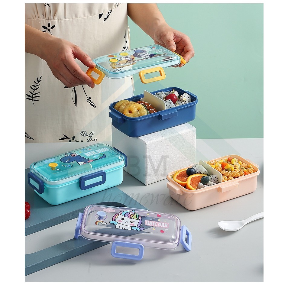 Cute Character Lunch Box For Kids 700ml/Lunch Box Motif Astronaut ...