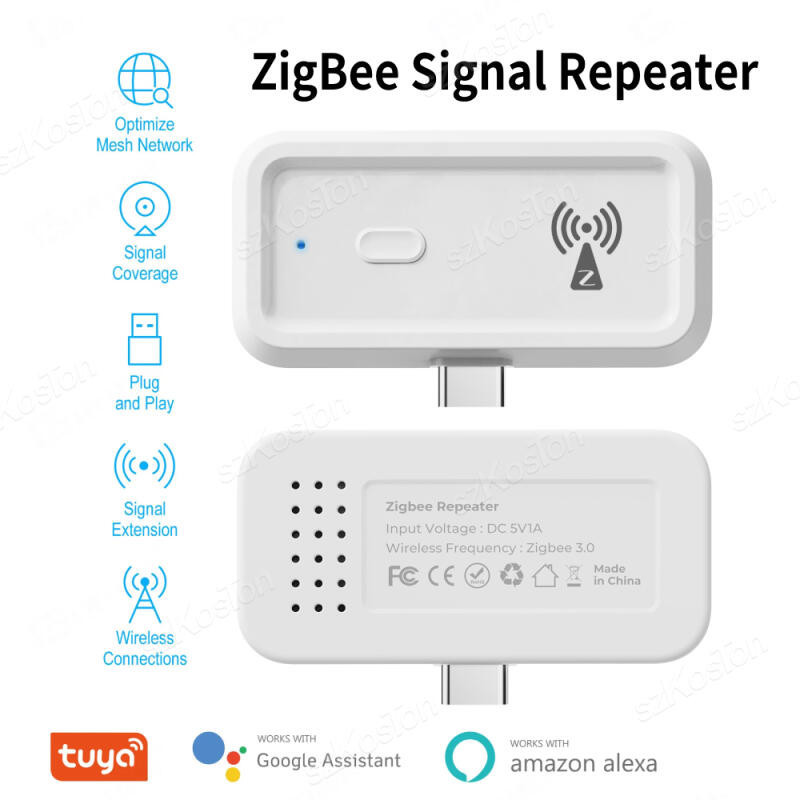 Tuya Smart Home Zigbee Repeater Signal Type C Amplifier Extender Automation Devices Works With
