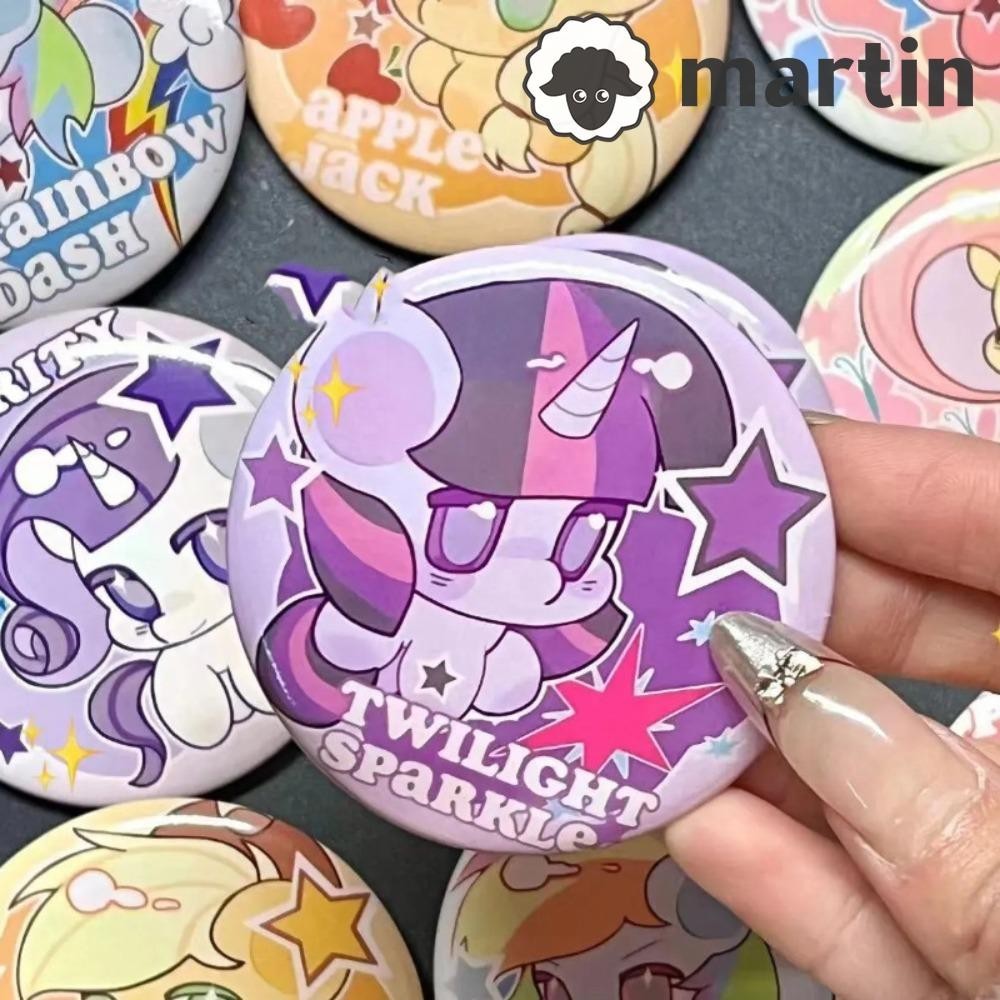 MARTIN Little Pony Badge, Fluttershy Pony Anime Brooch Badge, Laser ...