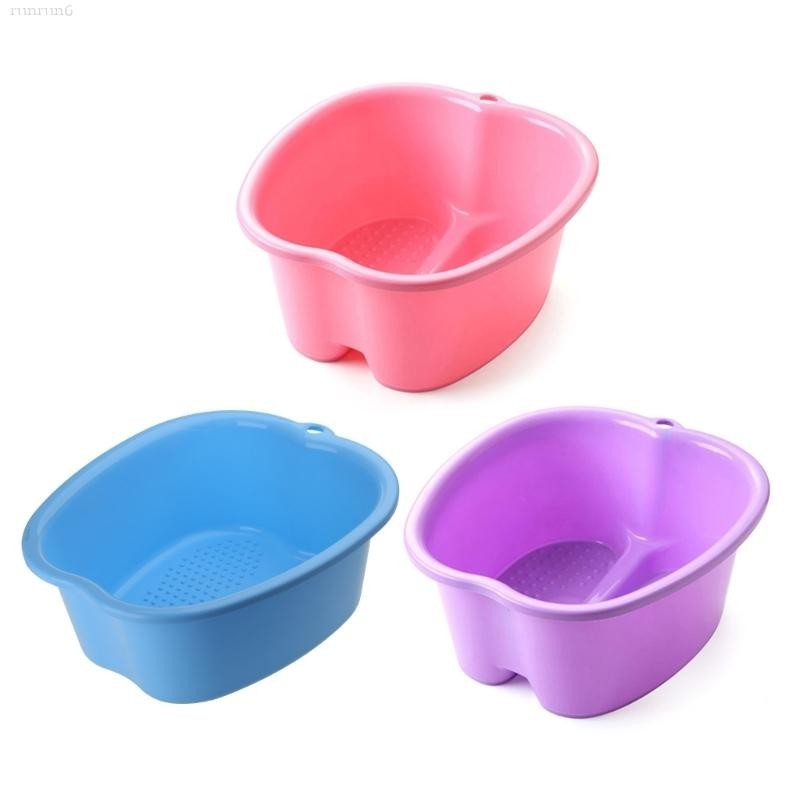 RUNUN Plastic Large Foot Bath Spa Tub Basin Bucket for Soaking Feet ...