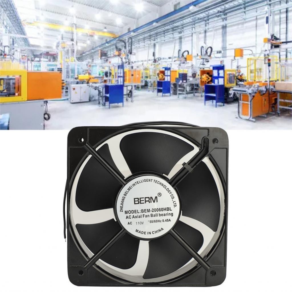 Freemarket Axial Fan 110V 8in Exhaust for Kitchen Bedroom Office ...