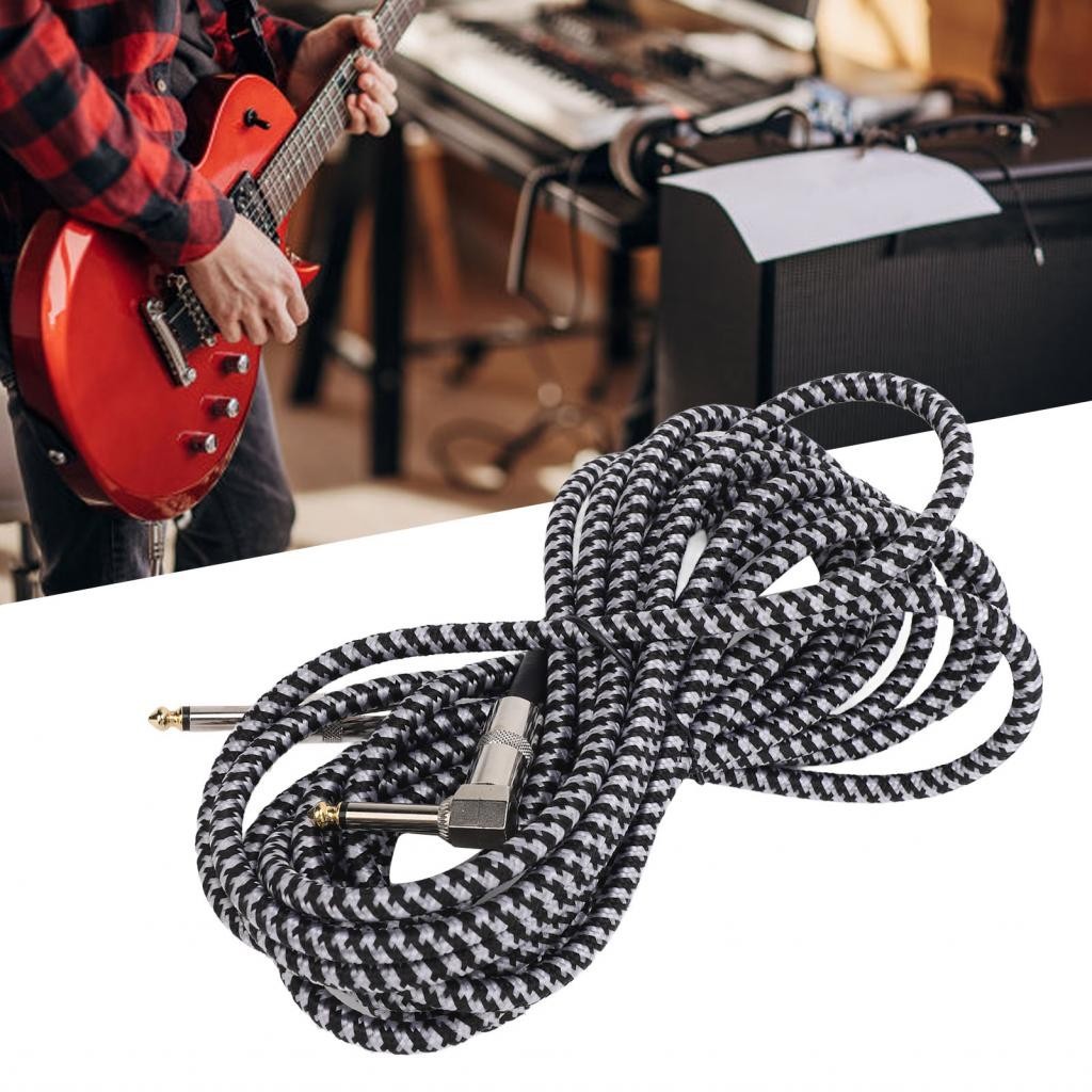 Houglamn 6.35mm Guitar Cable Less Interference Electric Instrument for ...