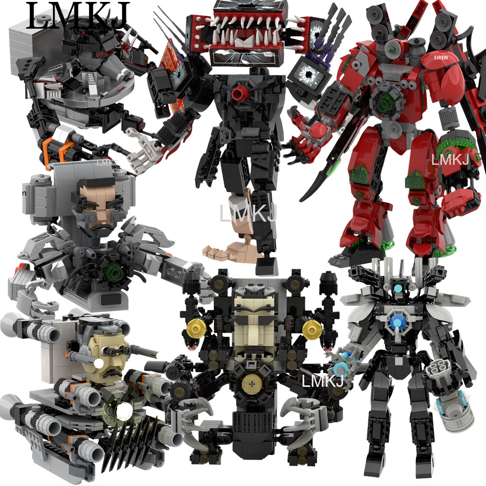 Lego Zombie Skibidi Toilet Titan Building Blocks Mutant Zombie Titan TV ...