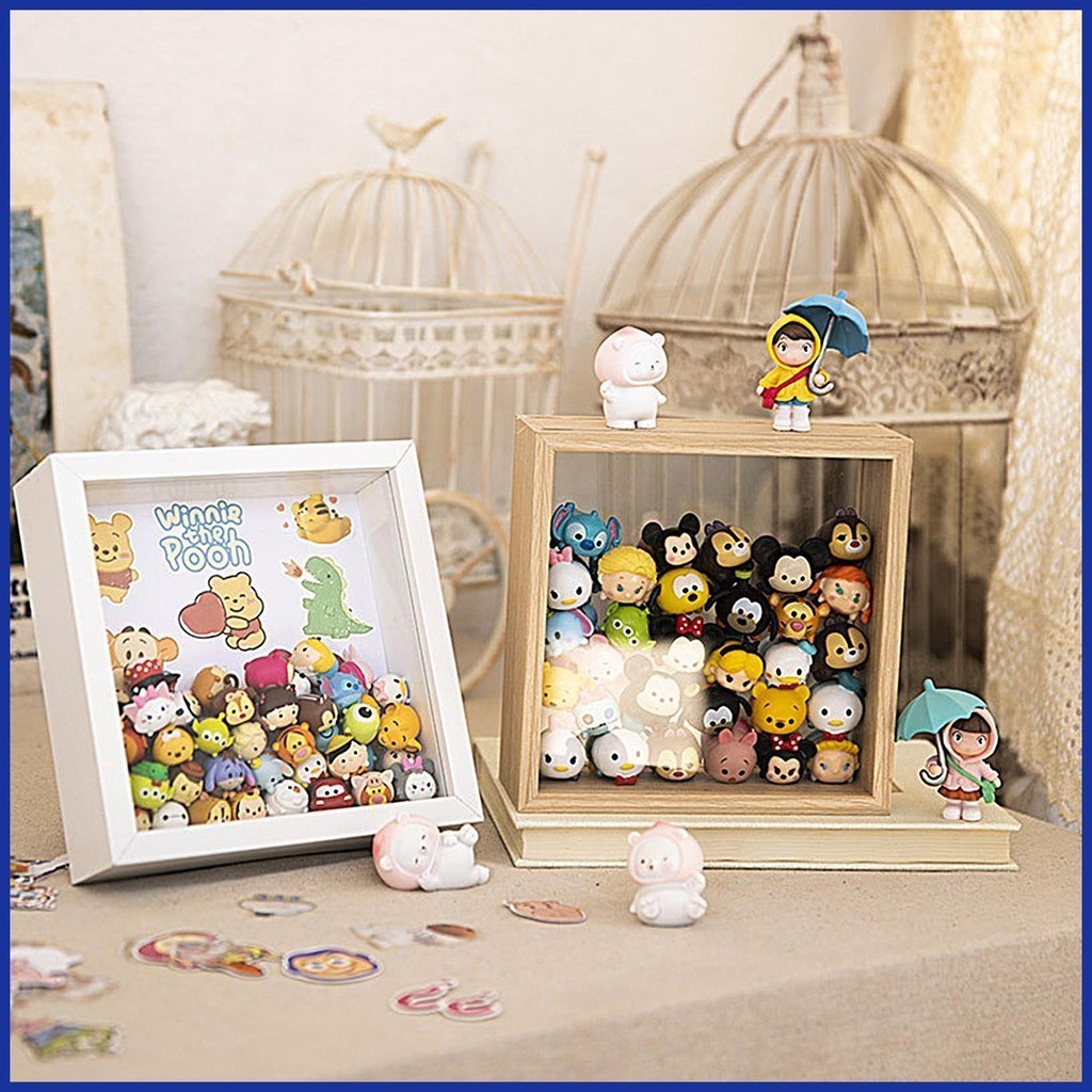 Flower Frame Box Wood Picture Frame Memorial Box Display Case Photo ...