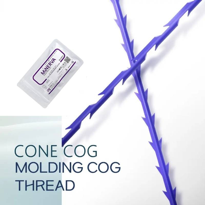 PDO/PCL MINERVA Big V cog line Cog 4d 19g 100mm pdo thread lift 4d ...