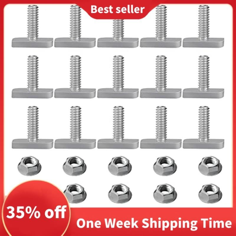 Available 15Pcs T Slot Bolt Replacement Parts M8 X 20 Screws, A2-70 ...