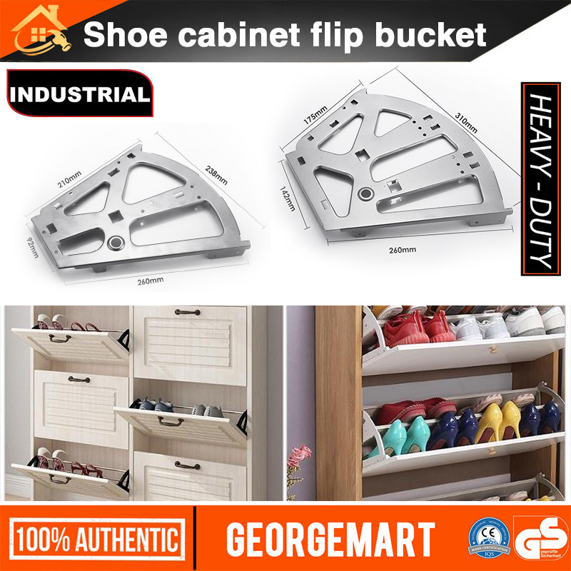 Shoe Cabinet Hinges 304 Stainless Steel Shoe Rack Shelf Flip Rack ...