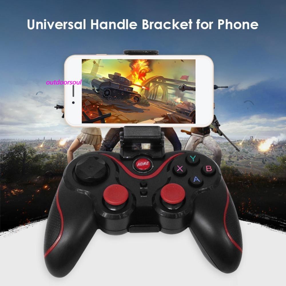 Wireless Controller Gamepad Wireless Gamepad Mobile Holder Long ...