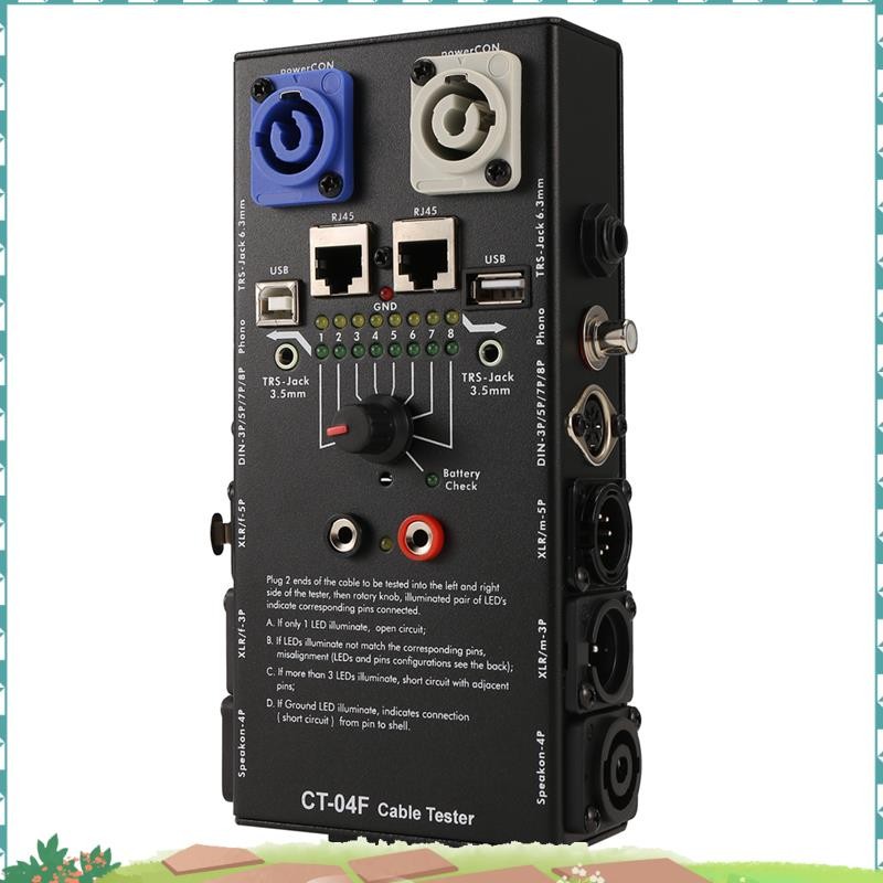 Multifunctional Line Tester Audio Line Xlr Signal Line Tester qeufjhpoo ...