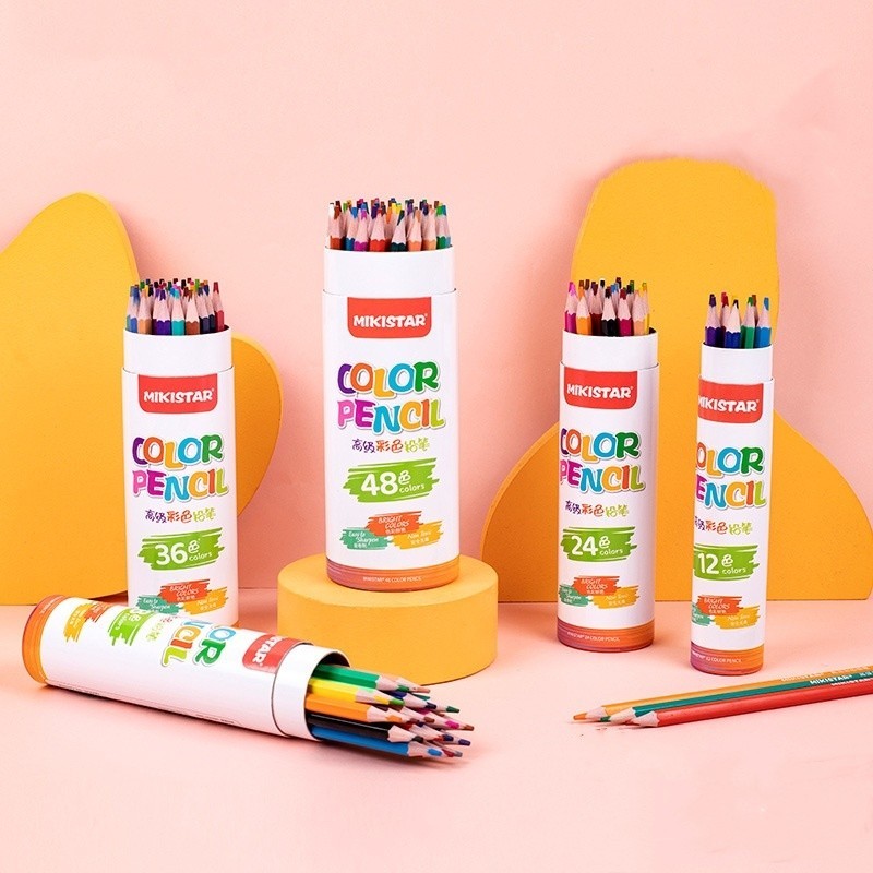 12/24/36/48 Colors Erasable Color Pencils set for Coloring,Drawing ...