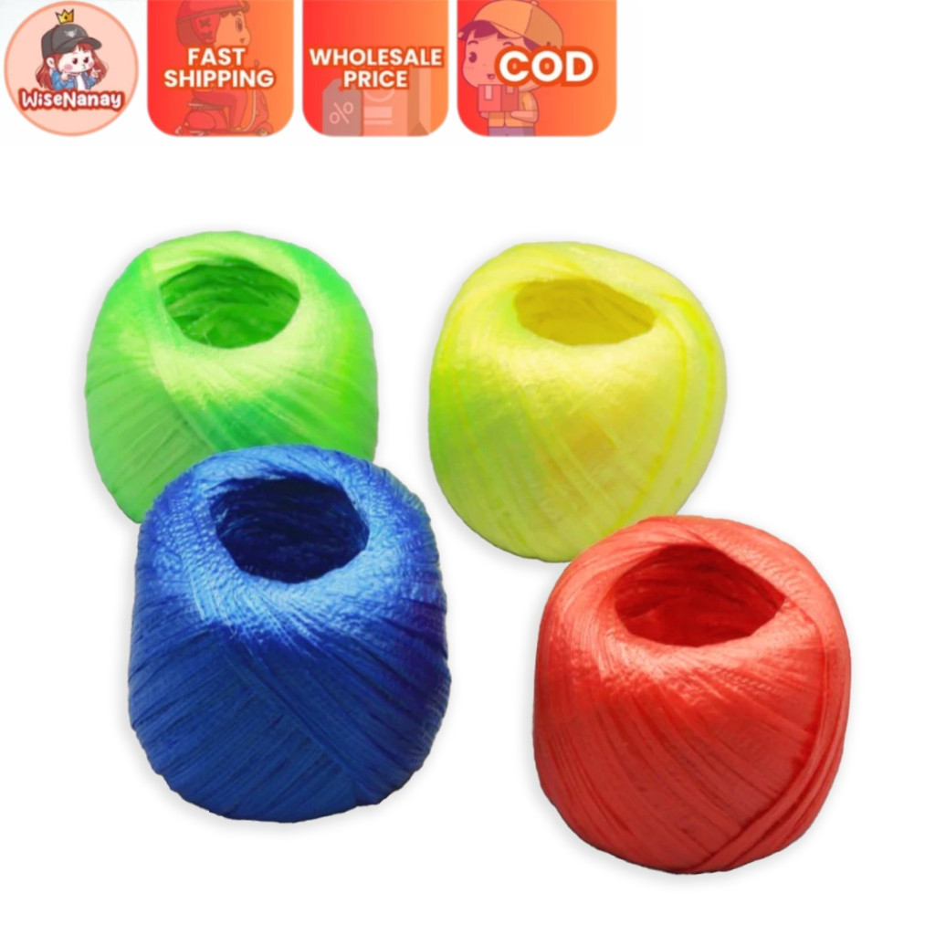 WiseNanay Plastic Straw Rope / Panali Braided Ropes 50 Meters #8073 ...