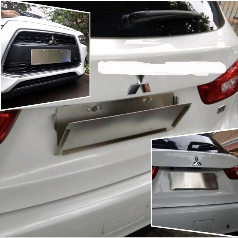 Odd-even chrome slip car number plates, price for a pair of slips on ...