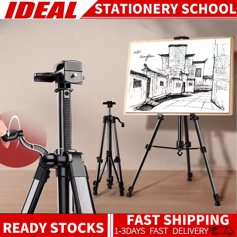 Thick Aluminum Easel Stand Folding Telescopic Painting Display Stand ...