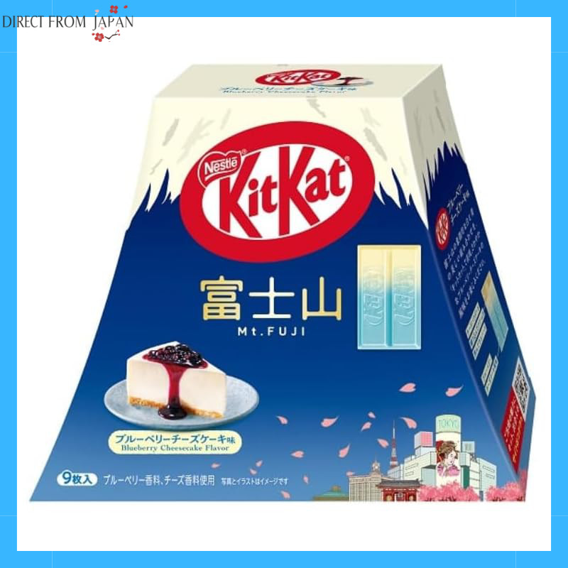 Kit Kat Blueberry Cheesecake Flavor Mount Fuji Pack, 9 pieces. | Shopee ...