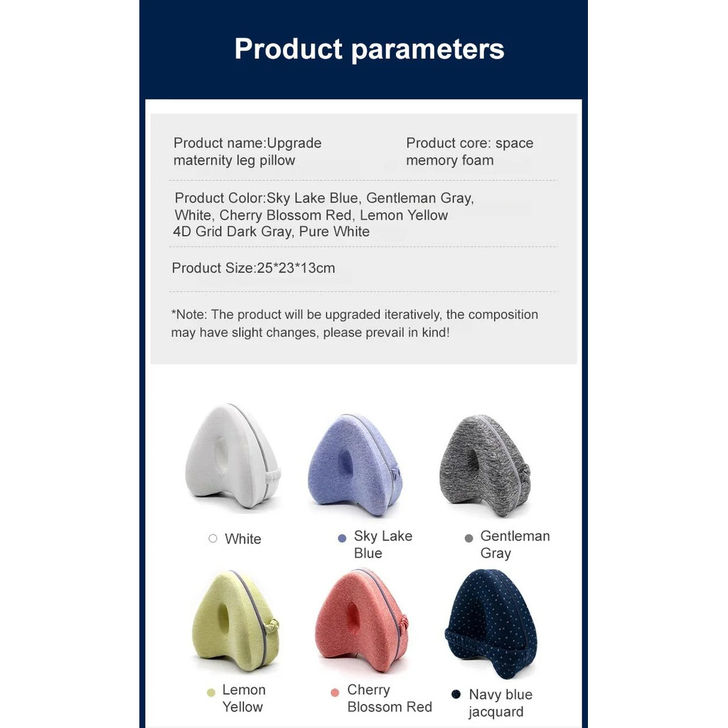 Corrective Pillow For Joint Pain Relief Memory Foam Leg Cushion Knee ...