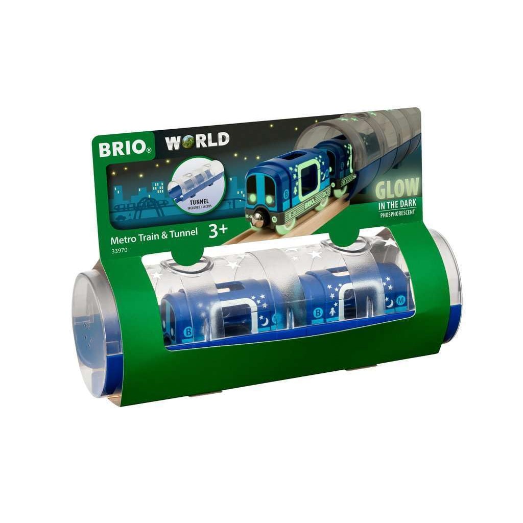 BRIO WORLD Metro Train & Tunnel [Wooden Rail Toy] 33970 | Shopee ...