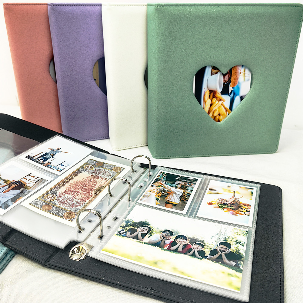 Sparkling Frosted A5 Scrapbook 3-Ring Binder with Soft Lining 10 Multi ...