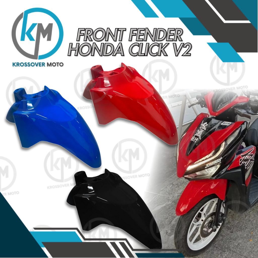 MOTORCYCLE FAIRINGS FRONT FENDER FOR HONDA CLICK V2 A88 [KM] | Shopee ...