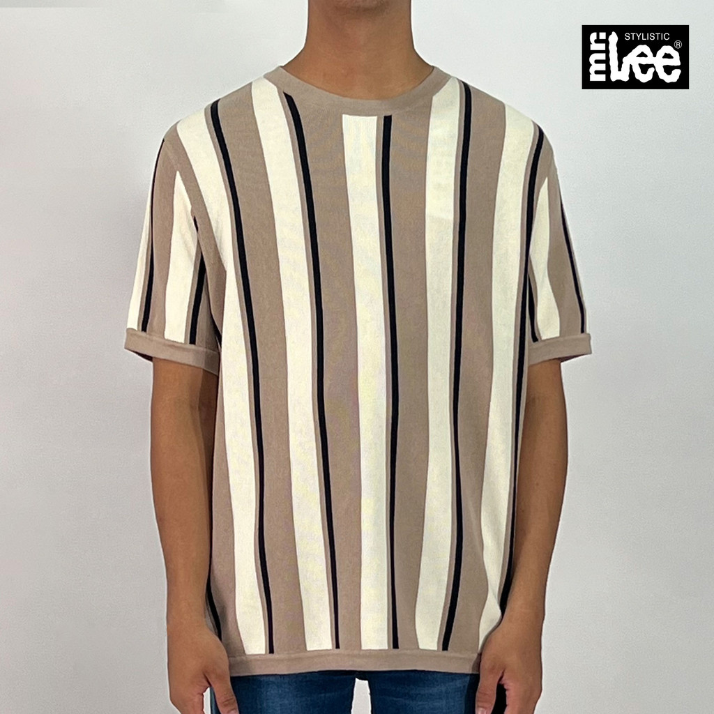 Stylistic Mr. Lee Men's Basic Tees Relaxed Fit 169018 (Mocha) | Shopee ...