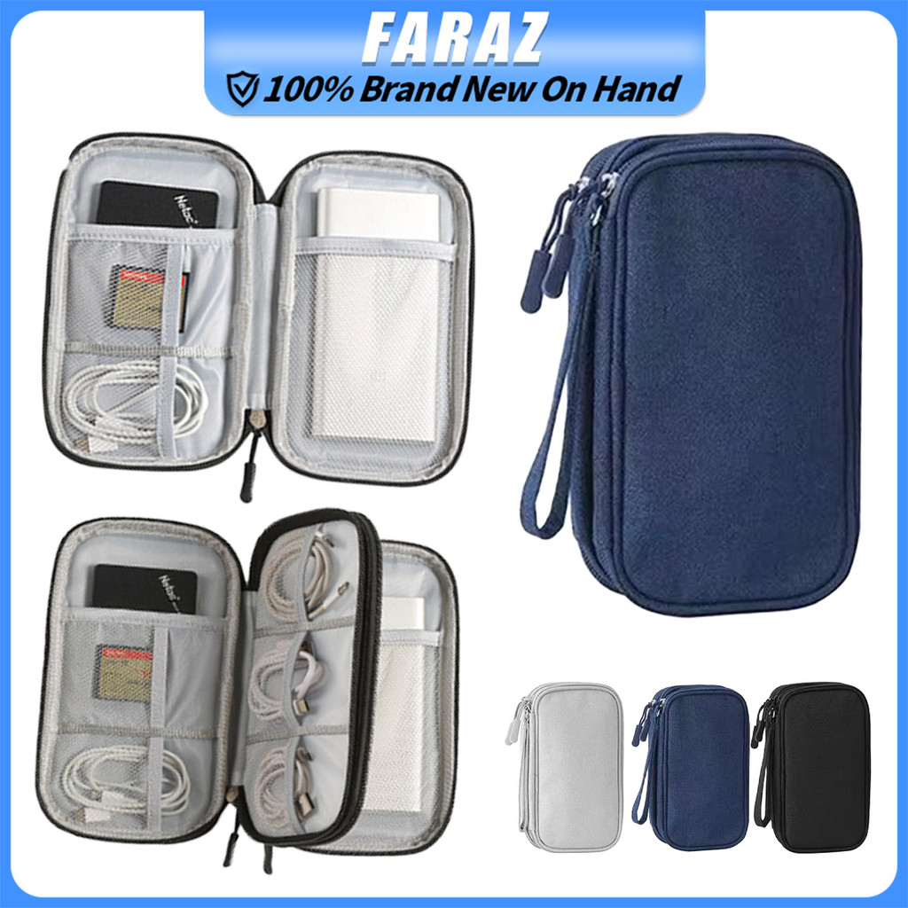 Waterproof Cable Bag Single/Double Layers Oxford Cord Organizer Pouch ...