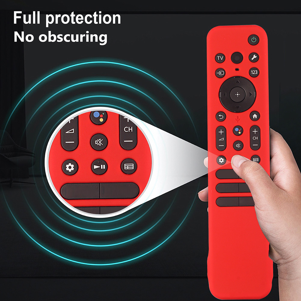 Silicone Remote Control Case Anti-slip Drop-Proof Shell with Lanyard ...