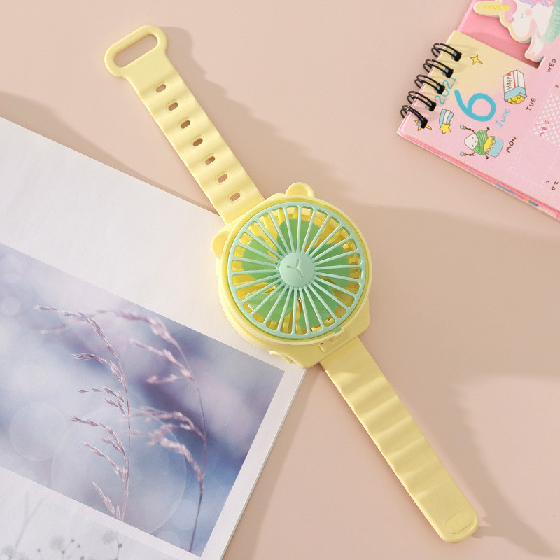 Meuctiffy Portable Mini Mechanical Watch Fan Handheld Ultra-Quiet First ...