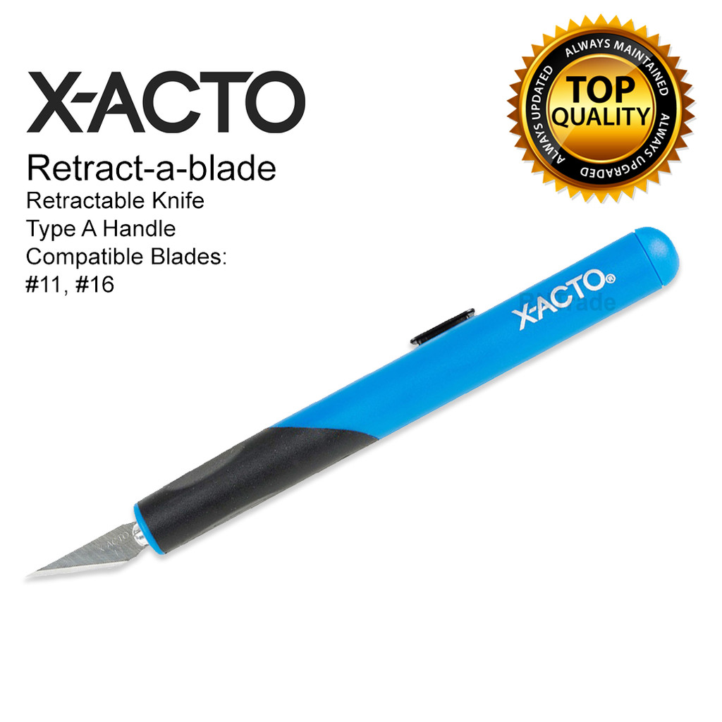 X-ACTO Xacto X3204 Retract-A-Blade Retractable Knife, Type A Handle ...
