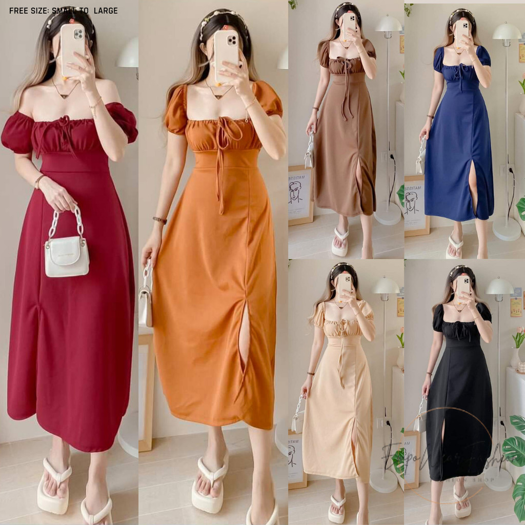BEST SELLER | Nicole maxi Dress with Slit For Women fashion Trend ...