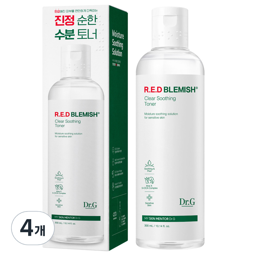 Dr.G Red Blemish Clear Soothing Toner, 300ml | Shopee Philippines