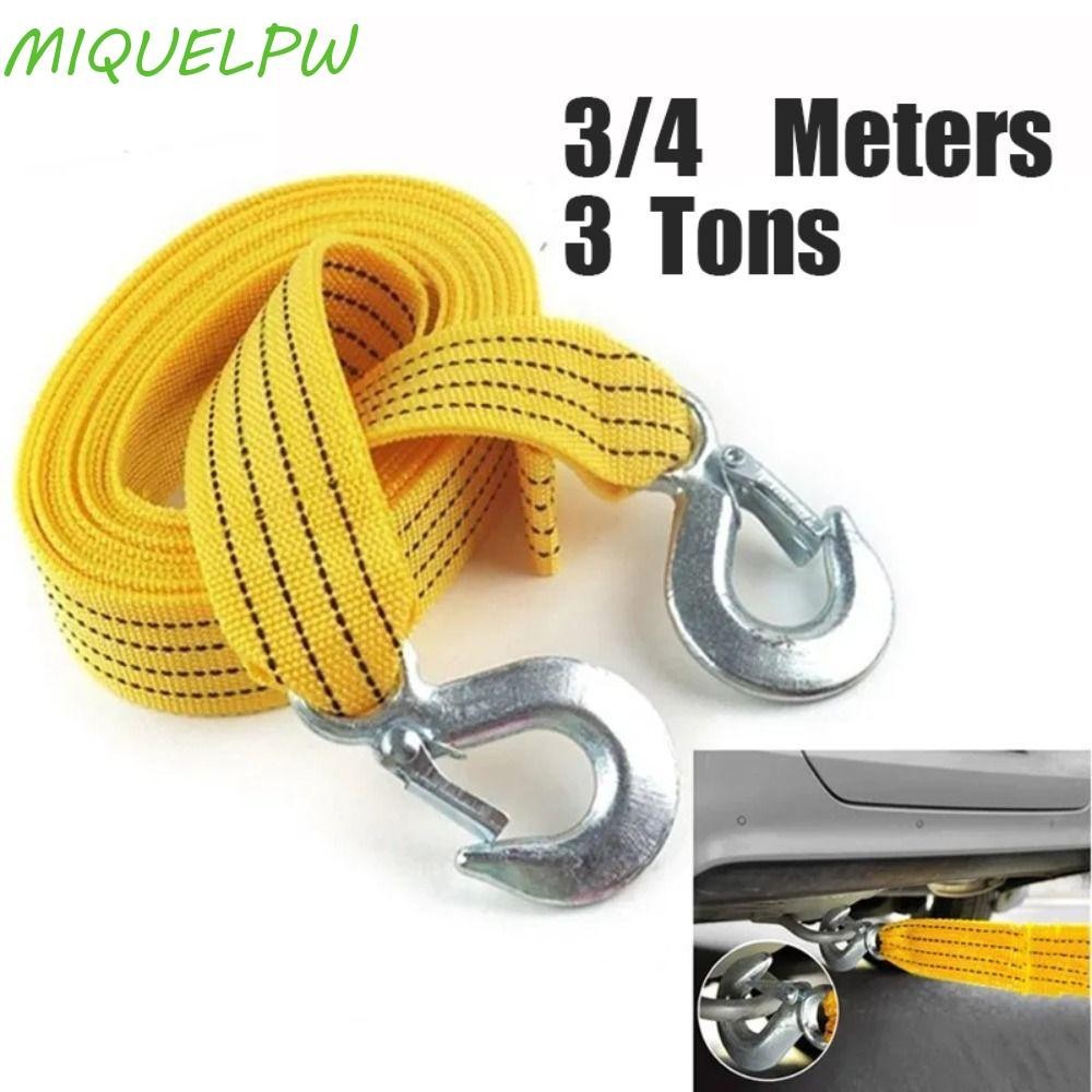 MIQUELPW Car Tow Cable, Heavy Duty High Strength Trailer Rope, Tow ...