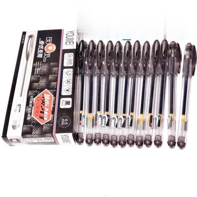 0.5mm Gel Ink Pen Ballpen sign pen gel pen 12pcs/box School Office ...