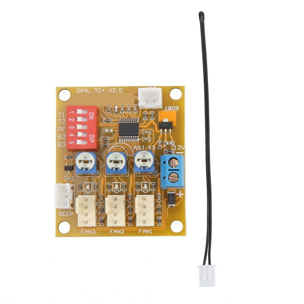 Guli PWM Fan Temp Control Module PCB Speed Controller Board Automatic ...